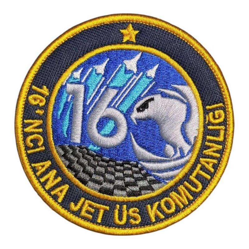 16'ncı Ana Jet Üs Komutanlığı Embroidery Patch - Ex Patch
